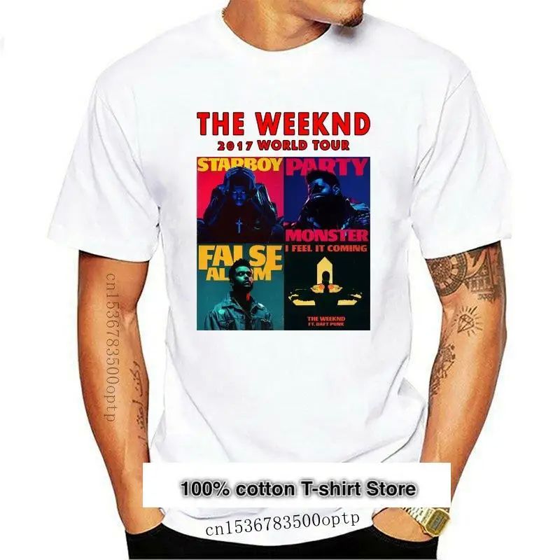 Camiseta de The Weeknd Starboy Legend of FallGira Para Hombr