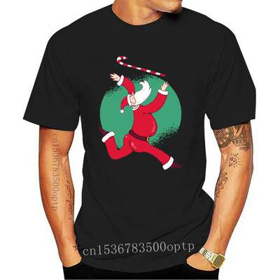 New Santa Baton Twirling - Funny Christmas Men'S T-Shirt Uni