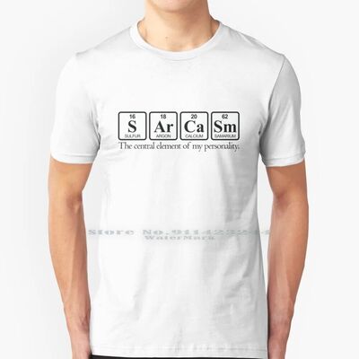 Sarcasm 100% Cotton T Shirt Attitude Satire Funny Sayings Wi