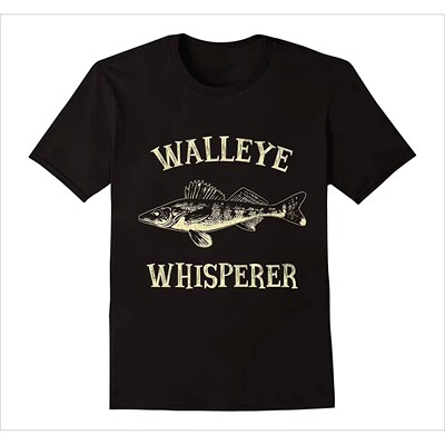 2025 Summer New Funny Design Walleye Whisperer Fish Printed