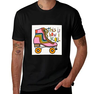How I Roll T-Shirt anime stuff baggy shirts plus sizes rappe