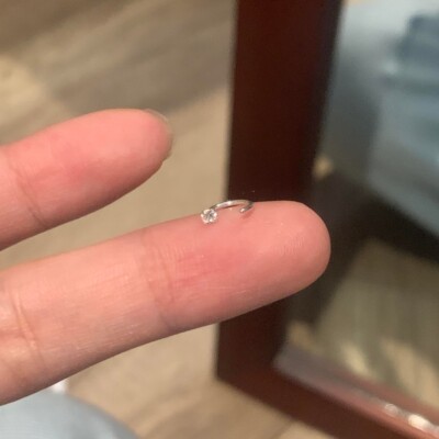 S999纯银耳骨钉耳钉女养耳洞小众