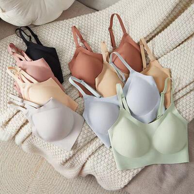 Huajia lingerie seamless display large bra thin design