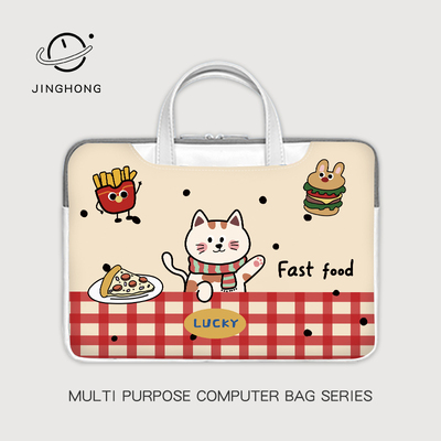 笔记本电脑包手提女14寸适用联想小新pro16.1寸斜挎保护套华为matebook15.6寸苹果macpro13.3寸防摔内胆包