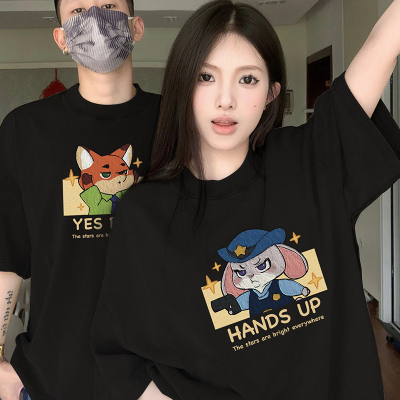 roora网红情侣装短袖t恤