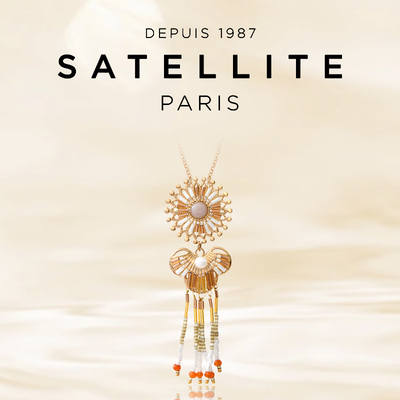 SATELLITE NEIVA系列项链女长款轻奢设计感毛衣链高级感小众复古