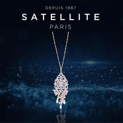 法国SATELLITE小众轻奢锁骨链