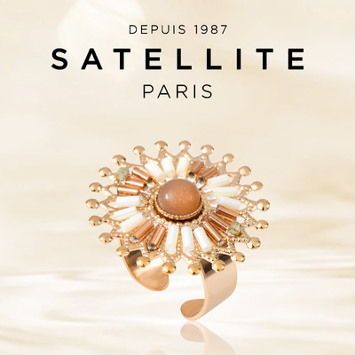 satellite女太阳花设计戒指