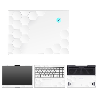 适用机械革命纹理水彩笔记本贴膜