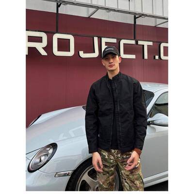 周末早起 美式复古工装夹克春秋痞帅立领户外战术系列休闲男外套