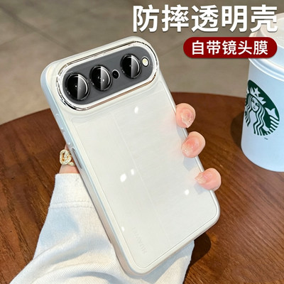 适用华为puraXview手机壳pura X view保护套新款保护壳魅眼全包自带镜头膜硅胶透明软壳直边防摔高级网红男女