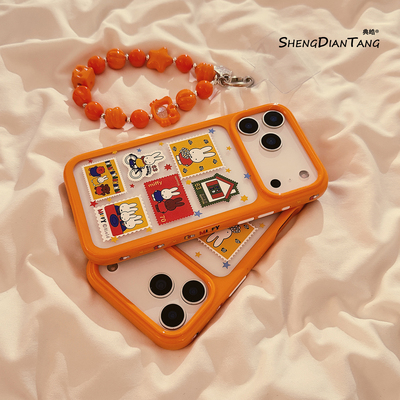 卡通邮票米菲兔适用苹果17手机壳