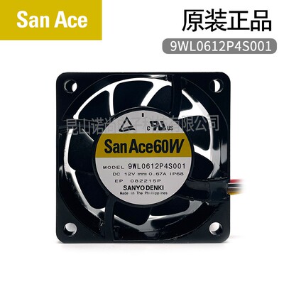 Sanyo 三洋 9WL0612P4S001 60x25 mm 直流风扇 12V