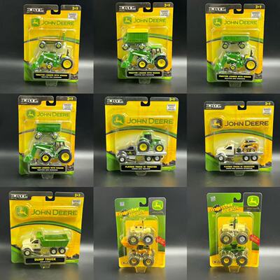 1/64 ertl 安徒 约翰迪尔 拖拉机 翻斗车  货车 平板拖车合金模型