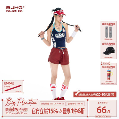 BJHG美式轻薄短裤女夏2026年新款