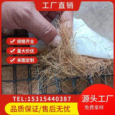 安宣城生毯道边坡绿GQA河化加筋防冲毯椰丝态毯徽抗冲生物毯