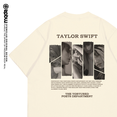 霉霉ttpd新专辑周边t恤短袖衣服