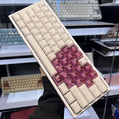 wooting60heV2满改键盘果冻爱心全新改装客制化定制磁轴旗舰店