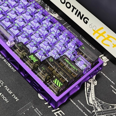 wooting改装成品客制化满改60heV2现货高配holy外壳初号机键帽