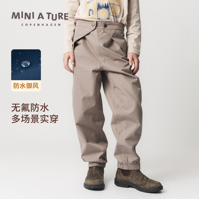 MINIATURE秋防风防水硬壳长裤