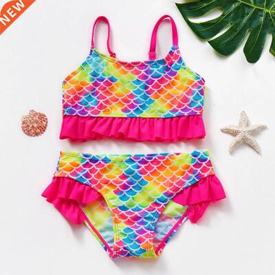 3~14Y Teenager Girl's swimwear Two pieces Children's