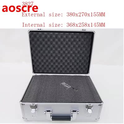 Portable Aluminum Tool Box Car Home Storage Box Document Fil