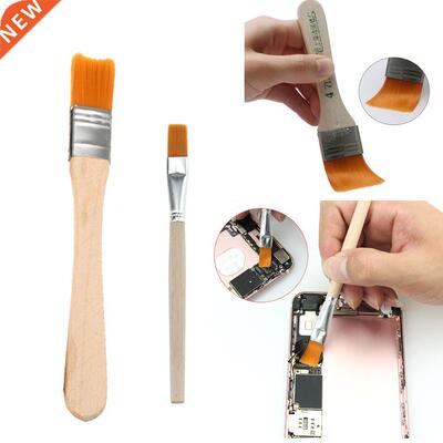 Soft Du Cleaning Brush with Wooden Handle For iPhone Sams