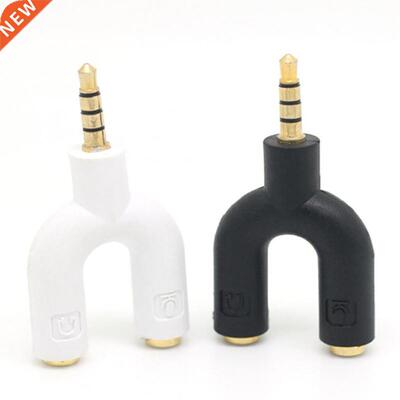 Splitter Converter Headphone Accessories Double Jack Micphon