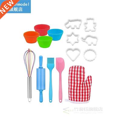 30pcs Kids Cooking Baking Set Kitchen Girls Children Chef D