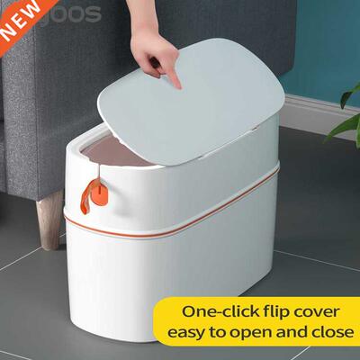 JOYBOS Waterproof Garbage Bucket Trash Can With Lid Portabl