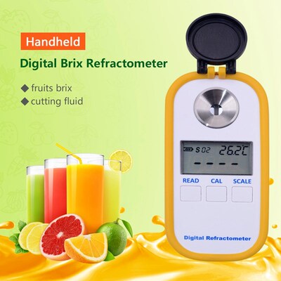 Electronic Brxi Refractometer 0.0~50.0% LCD Display Brxi Sug