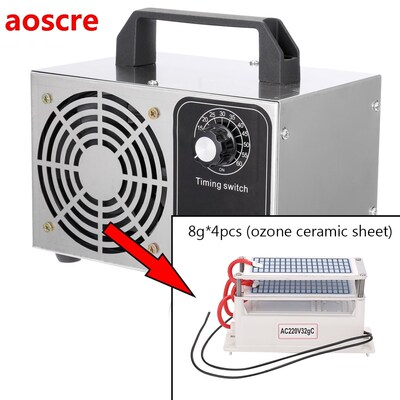 220V Gas Analyzer Portable Ozone 32g/h Generator Machine Air