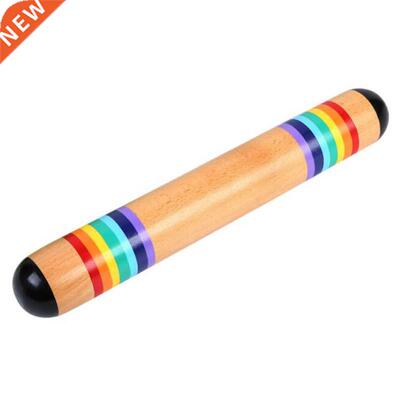Wooden Rainstick Rainmaker Rain Shaker Musical Instrut Toy R