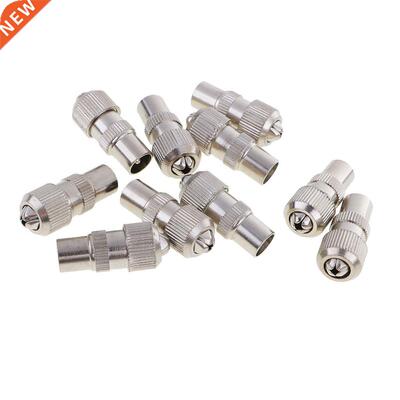 10 Peces RF Male Plug Connector for Cable TV Aeral Coaxal
