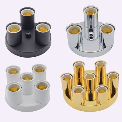 1//4/5/6/7/8 head Ceiling Lamp Holder E27 Wall Lamp Bedroo