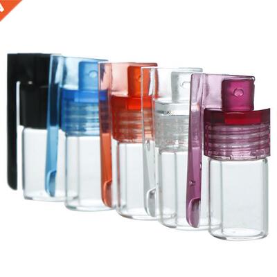 1pc 1mm/15mm Glass Bottle Snuff Snorter Botella Bullet Rock