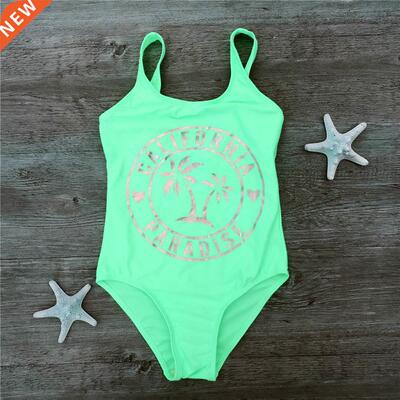 7-14 Years Pineapple Decoration Kids Girls One Piece Swimsui