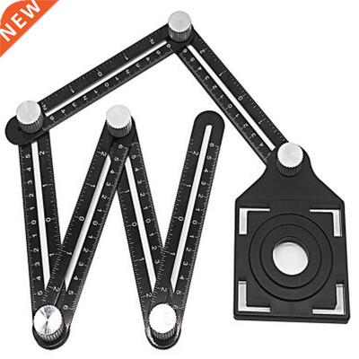 Six-Sided Ruler Measuring Instrut Template Angle Tool Locat