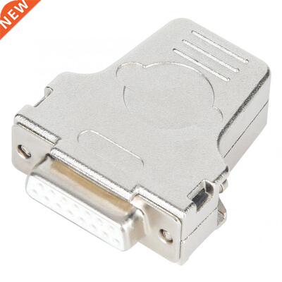 D-SUB Serial Connector 15-Pin 2 Rows Female with Metal Enclo