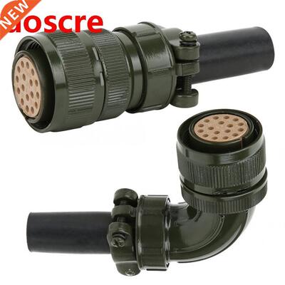 Industrial Aviation Connector Alloy Plating 17-Cores IP67 Wa