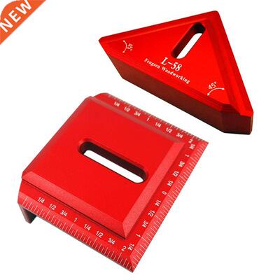 Scribe Mark Line Gauge Ruler Square Layout Miter 45 + 90 Deg