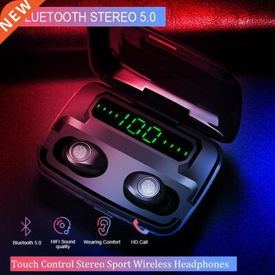 Airbuds TWS F9 Bluetooth wireless earphone True Stereo sur