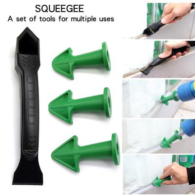4 Pcs Sealant Spatula Scraper Caulking Tool Kit Caulk Finish