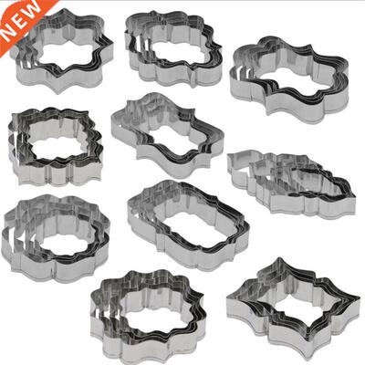Sugar biscuit mold 4Pcs Plaque Cutter Cookies Frame  Cake