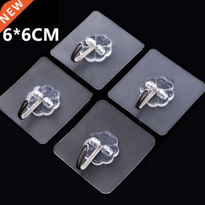 1PCS Hooks Transparent Strong Self Adhesive Door Wall Hanger