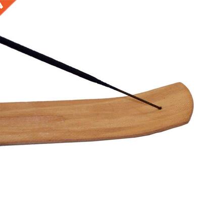 1PC Elegant Plain Wooden Incense Holder Incense Burner Stick