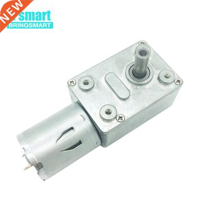 Bringsmart Turbo Geared Motor 12V 24V Mini Gearbox Worm Gea