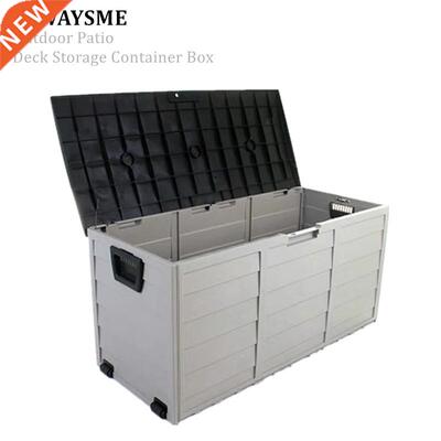 ALWAYE 112X48X54CM Deck Box Indoor/Outdoor Storage Container