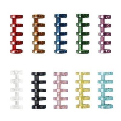 10set 5-Ring Binding Clip 0.51