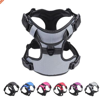 Dog Harness Vest No Pull Reflective Breathable Soft Collar W